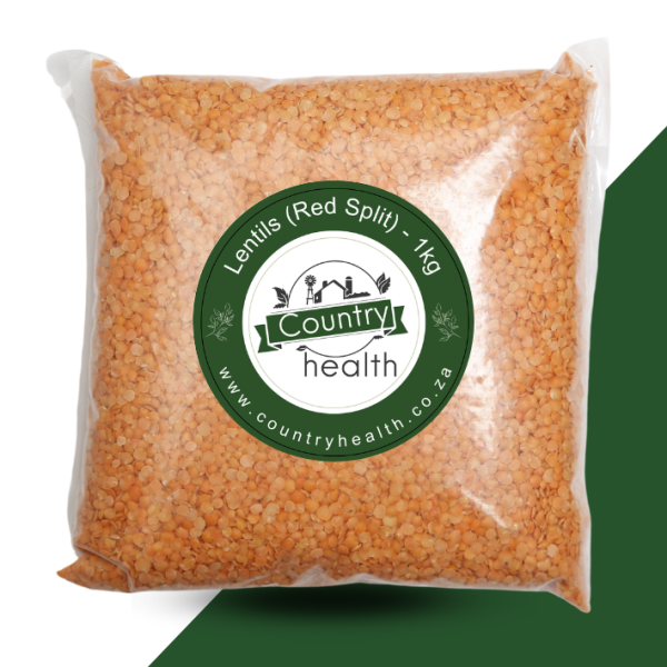 Country Health – Red Split Lentils 1kg