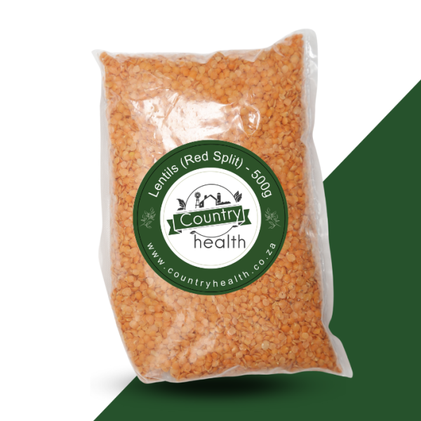 Country Health – Red Split Lentils 500g